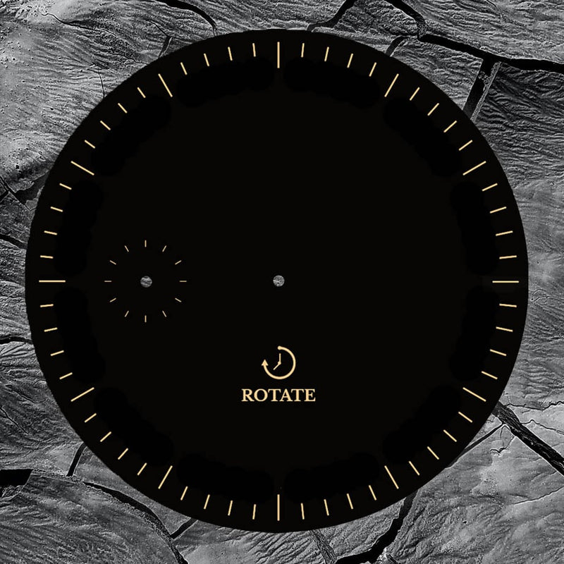 Black & Gold Minimalist Dial | Rotate Watches